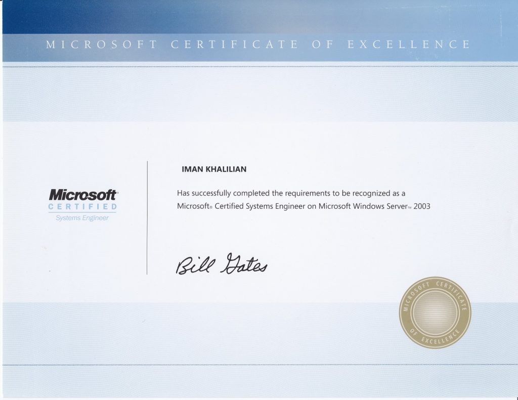 Iman Khalilian's » Personal Website